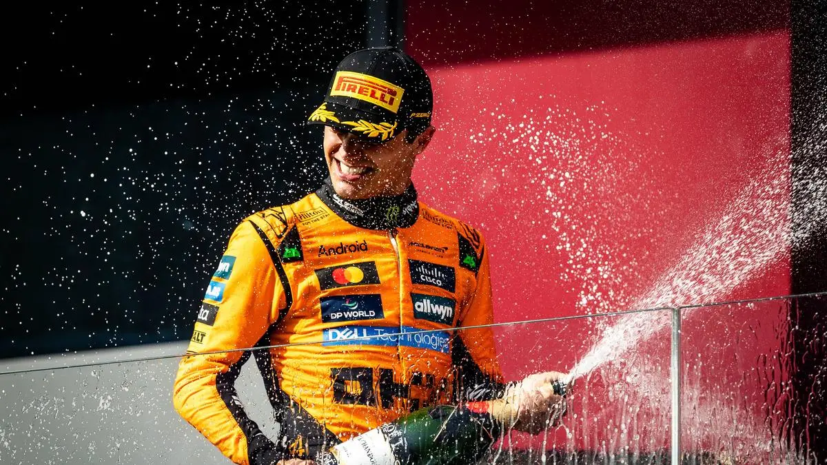 Formel 1 in Budapest: Lando Norris fuhr mit einem Stopp zum Sieg